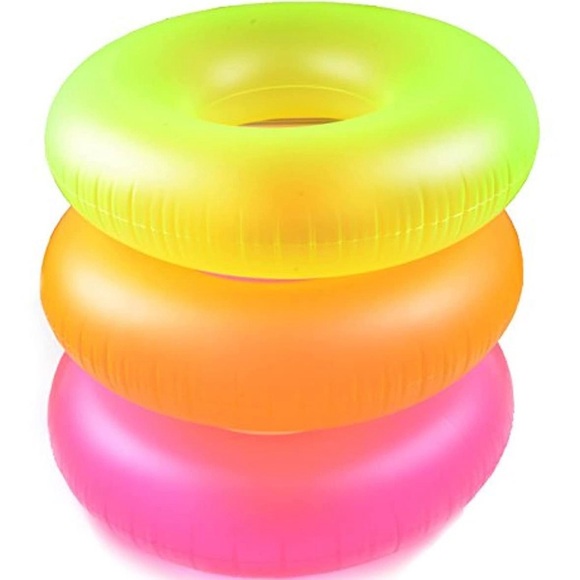 Swim | Inflatable Pool Float Tube Blue | Poshmark